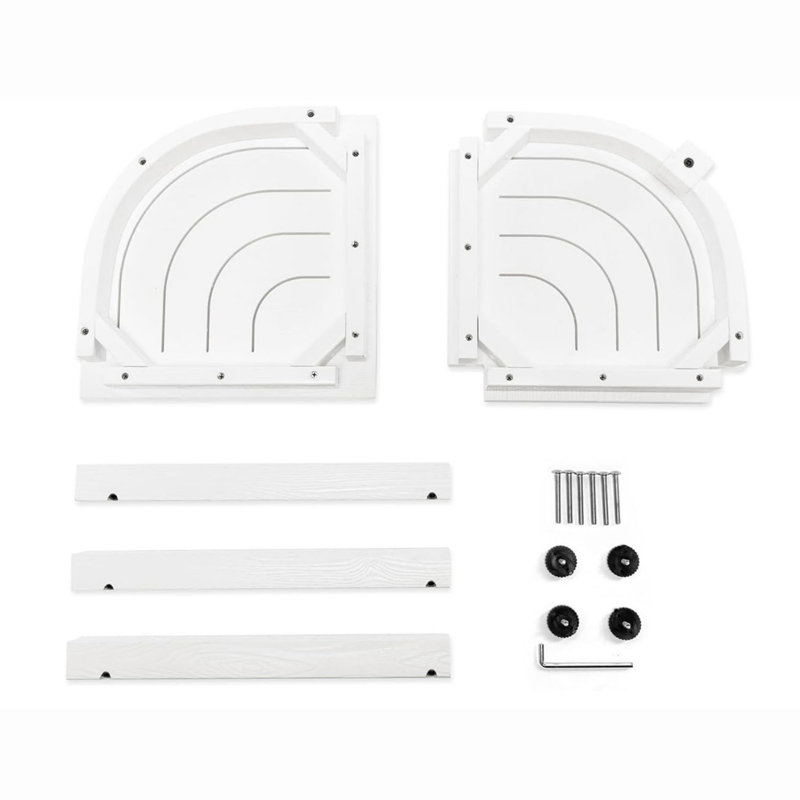 Ameriwood Color 12.8'' W Solid Wood Shower Bench | Wayfair